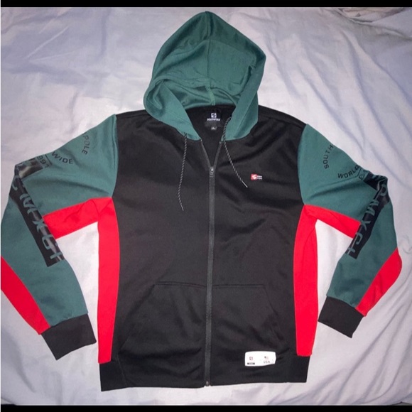 Southpole | Shirts | Southpole Full Zip Hoodie Jacket Men Sz L Pockets ...